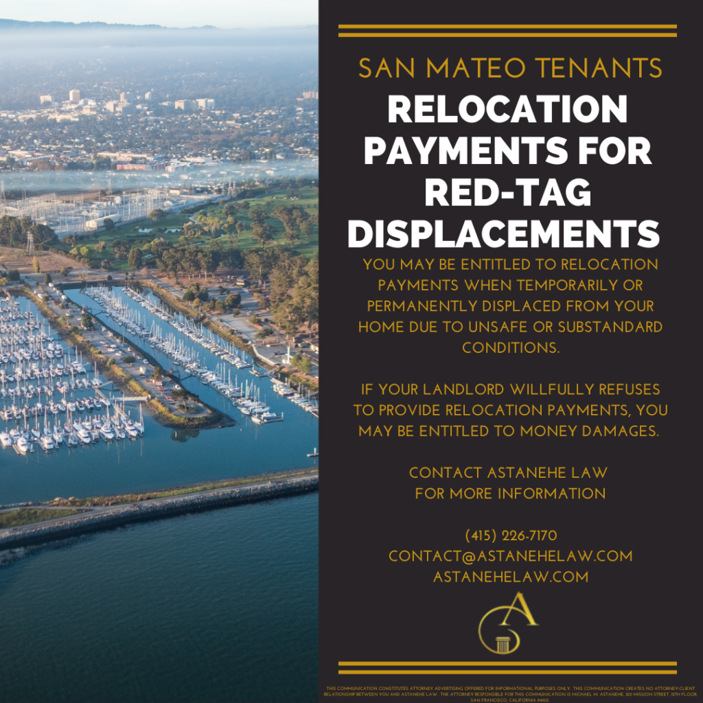 Relocation Payments for San Mateo Tenants Displaced From Unsafe or ...